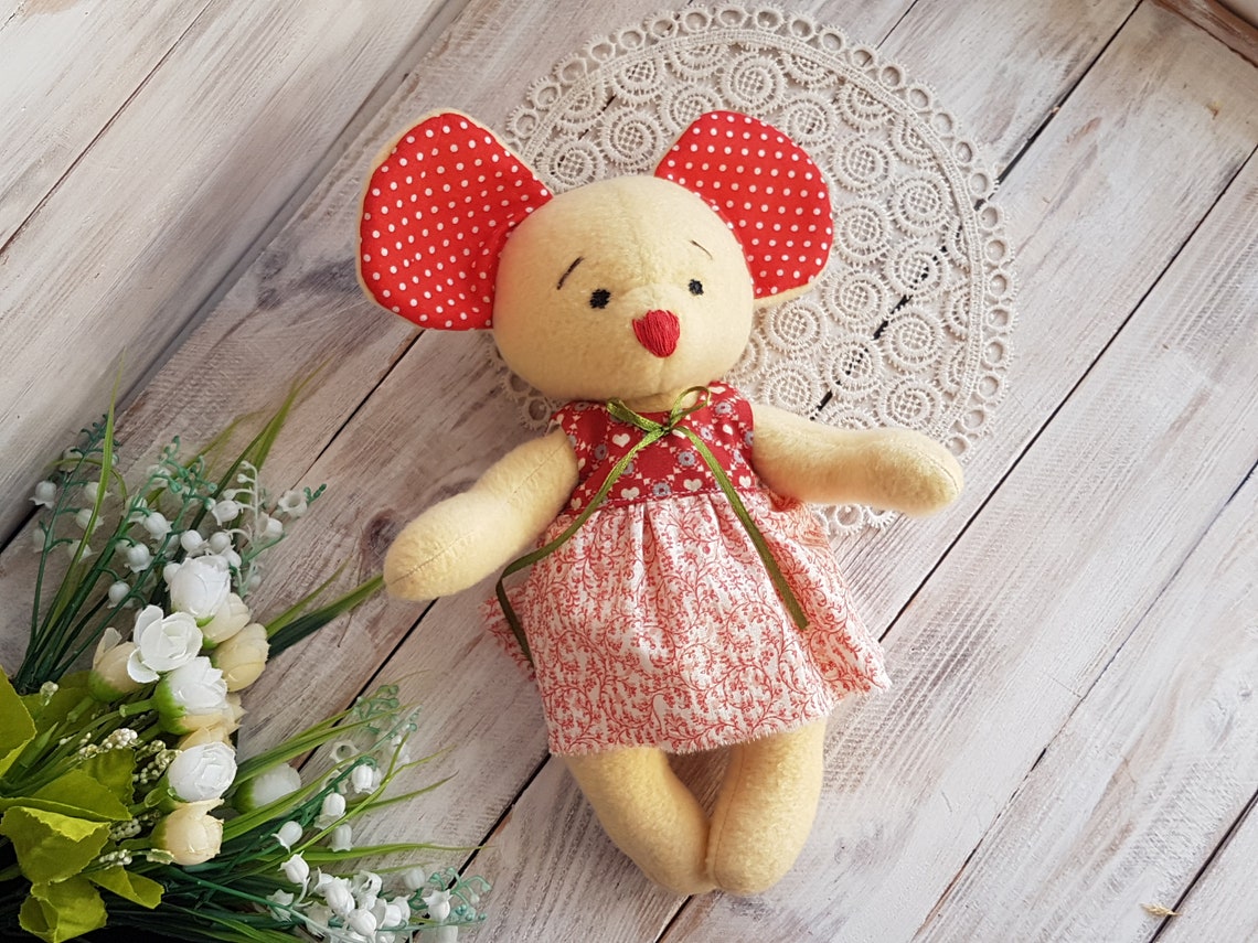 Stuffed Mouse Pattern / Plush Toy Pattern / Animal Pattern / | Etsy Canada