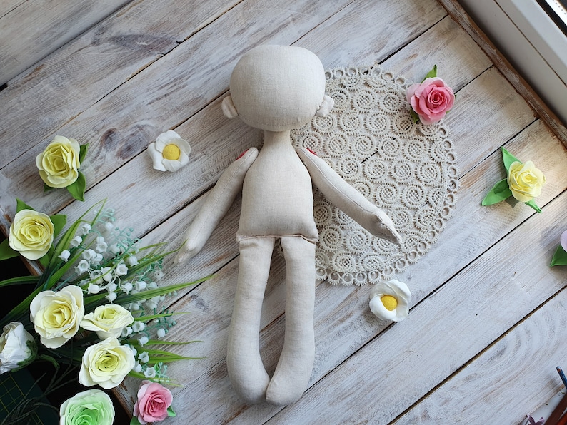 Rag Doll Pattern 14 Inch Doll Pattern Tutorial PDF Sewing - Etsy UK