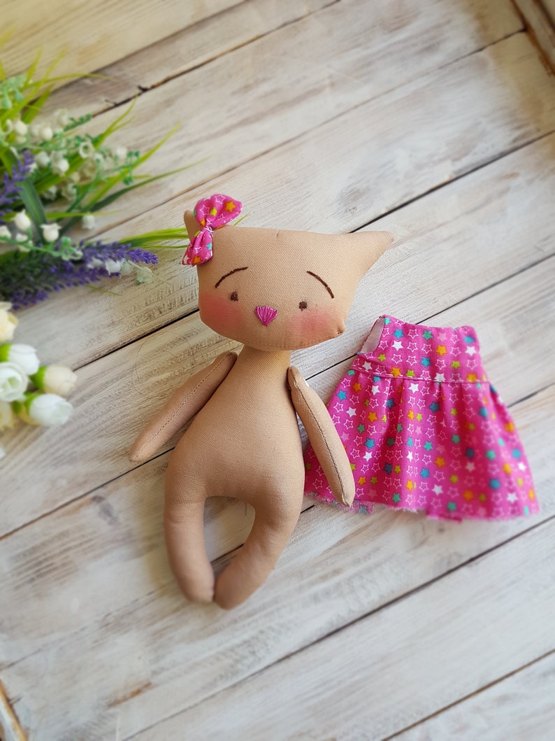 PDF Cat Pattern Animal Doll Pattern doll for kid pdf | Etsy