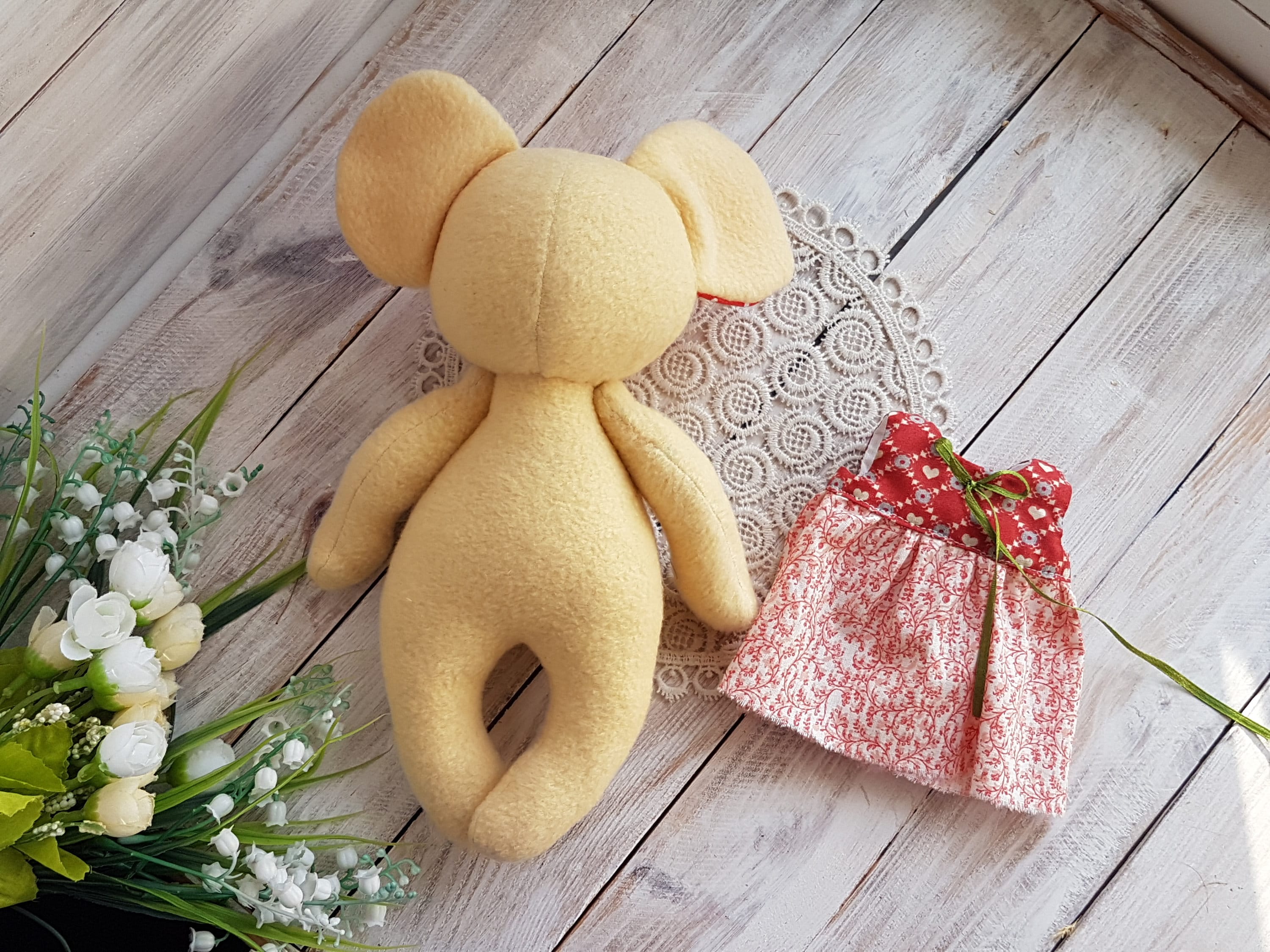 Stuffed Mouse Pattern / Plush Toy Pattern / Animal Pattern / - Etsy