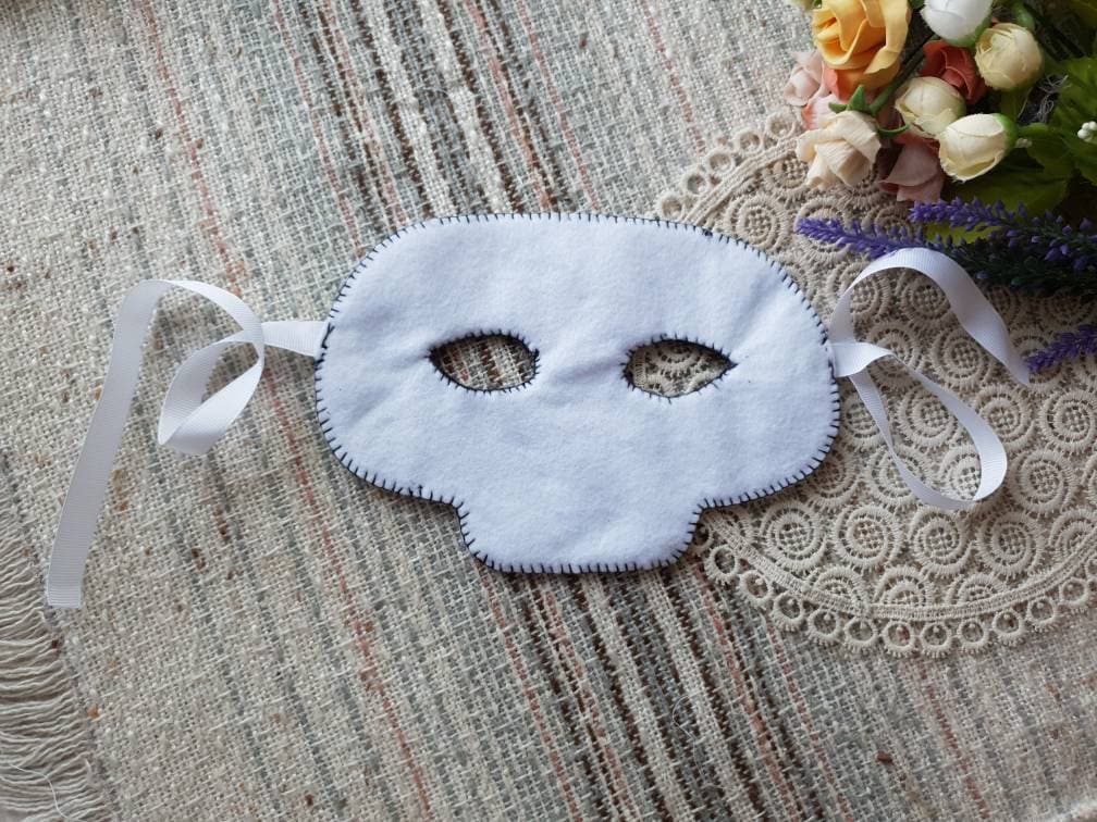 Skull Mask Pattern Skull Felt Mask Pdf Halloween Costume - Etsy