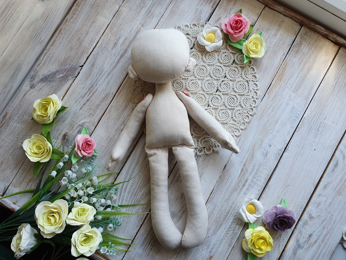 Diy Rag Doll for Kids Pdf Rag Doll Pattern Dolls and Her - Etsy