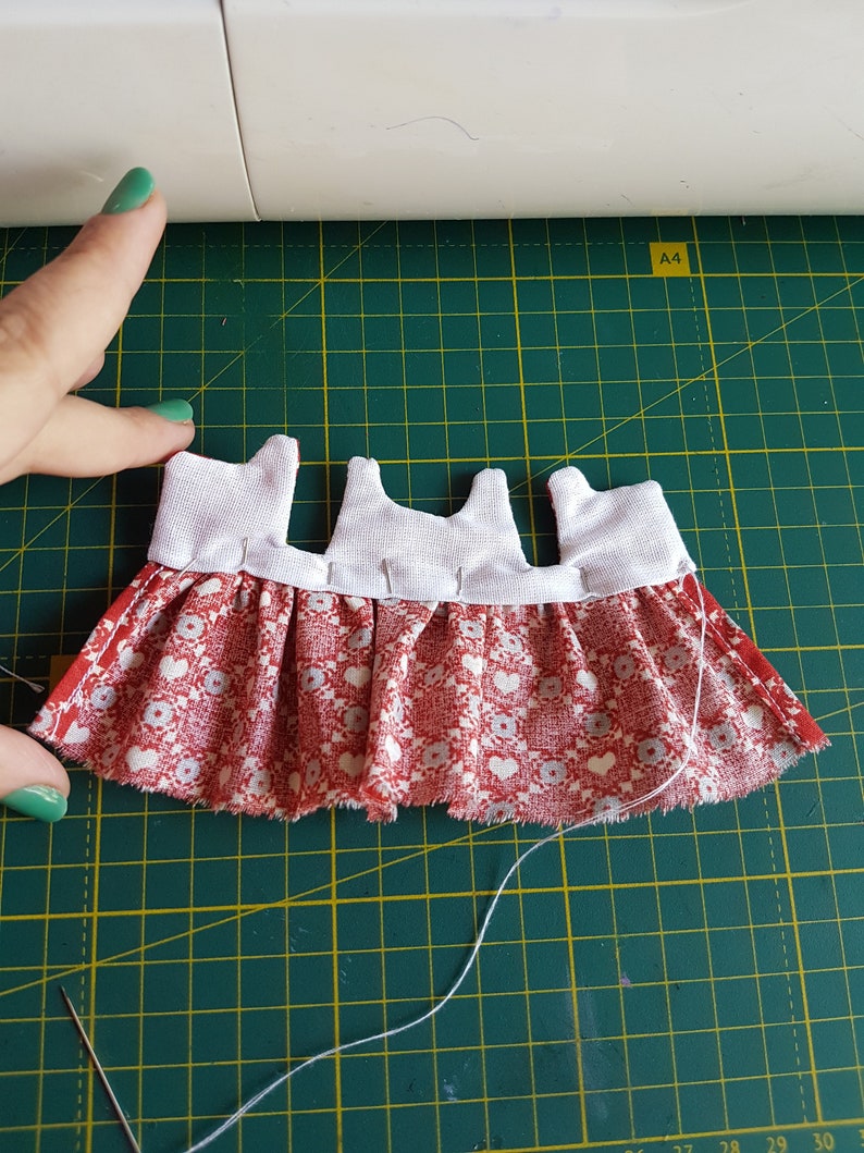 Doll Sewing Pattern With Dress Tutorial PDF Cloth Dress-up - Etsy