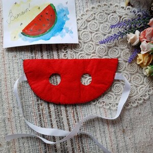 Felt Watermelon Mask Pattern, Halloween Costume, Dress up Mask, Photo ...