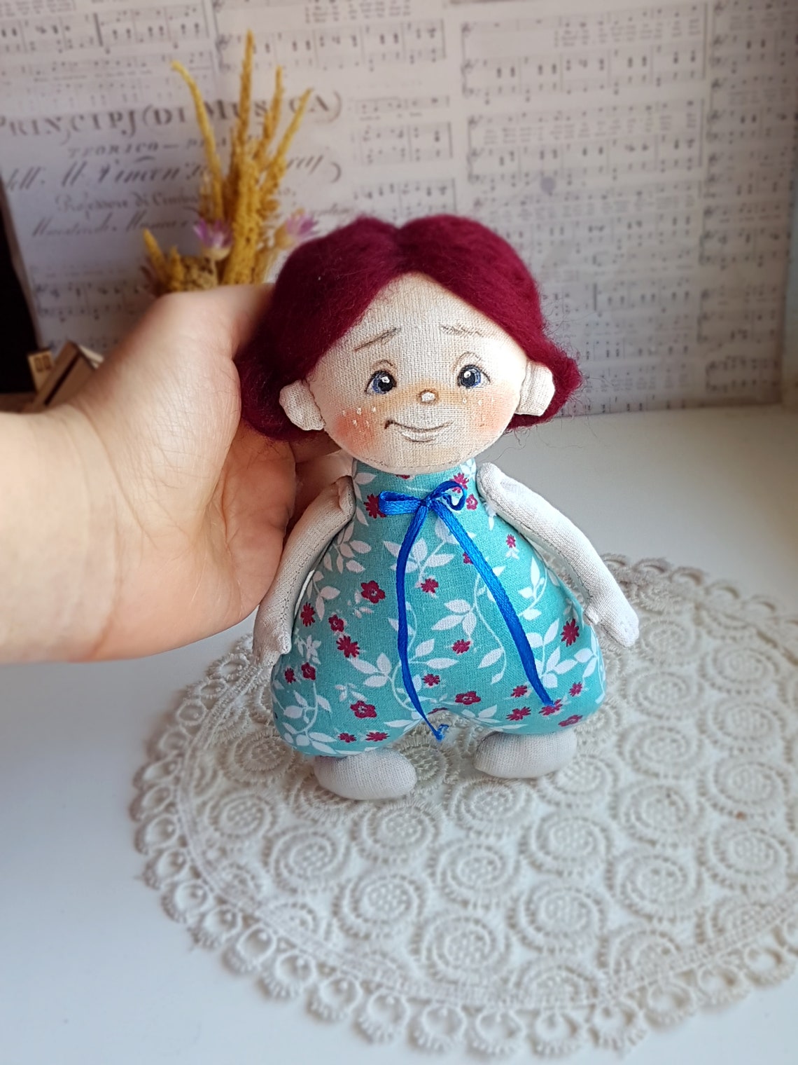 PDF Doll Patternpdf Sewing Tutorialsoft Fabric Doll Pattern - Etsy