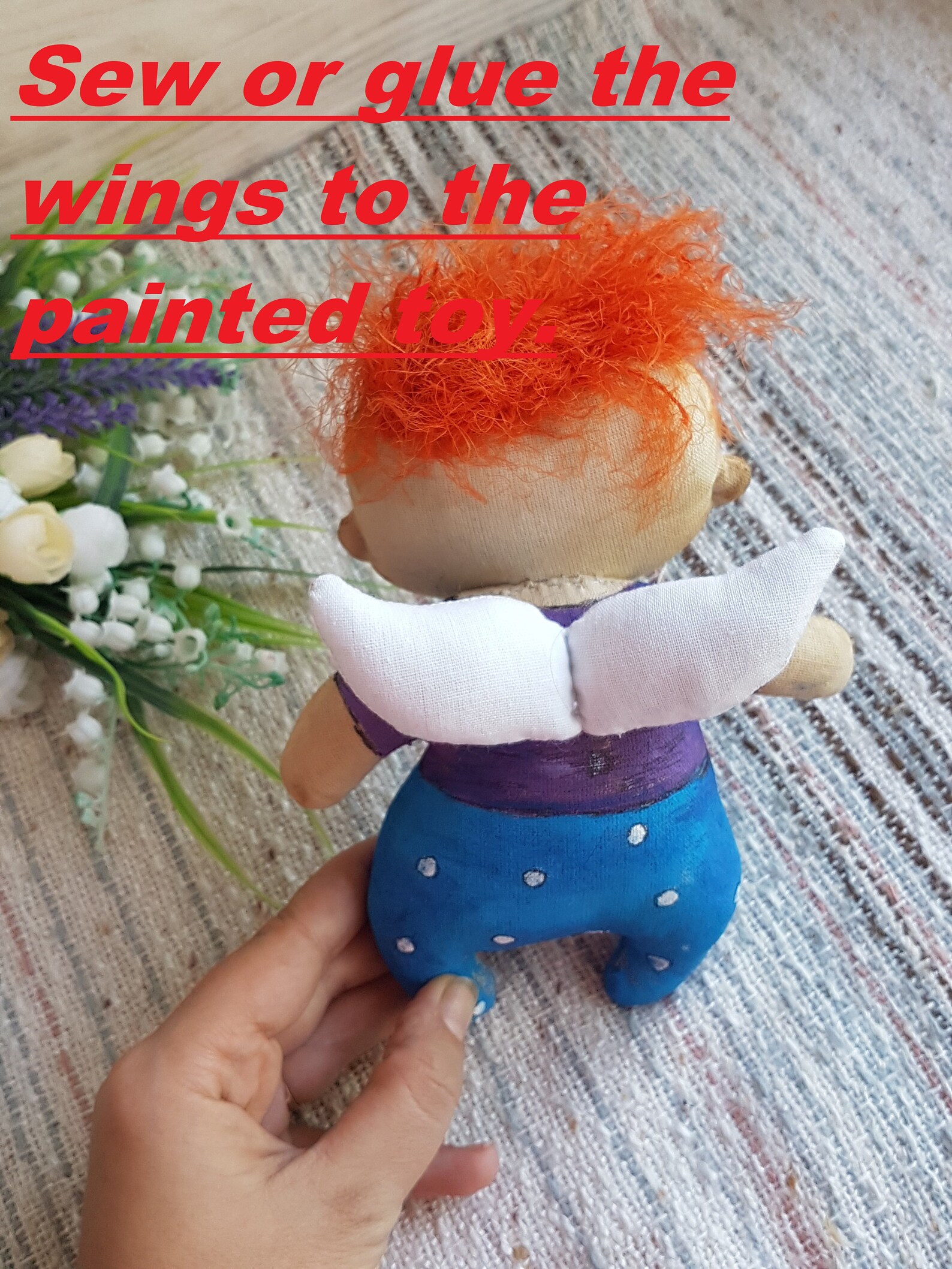 Angel Doll Sewing Pattern Easy Doll Pattern | Etsy