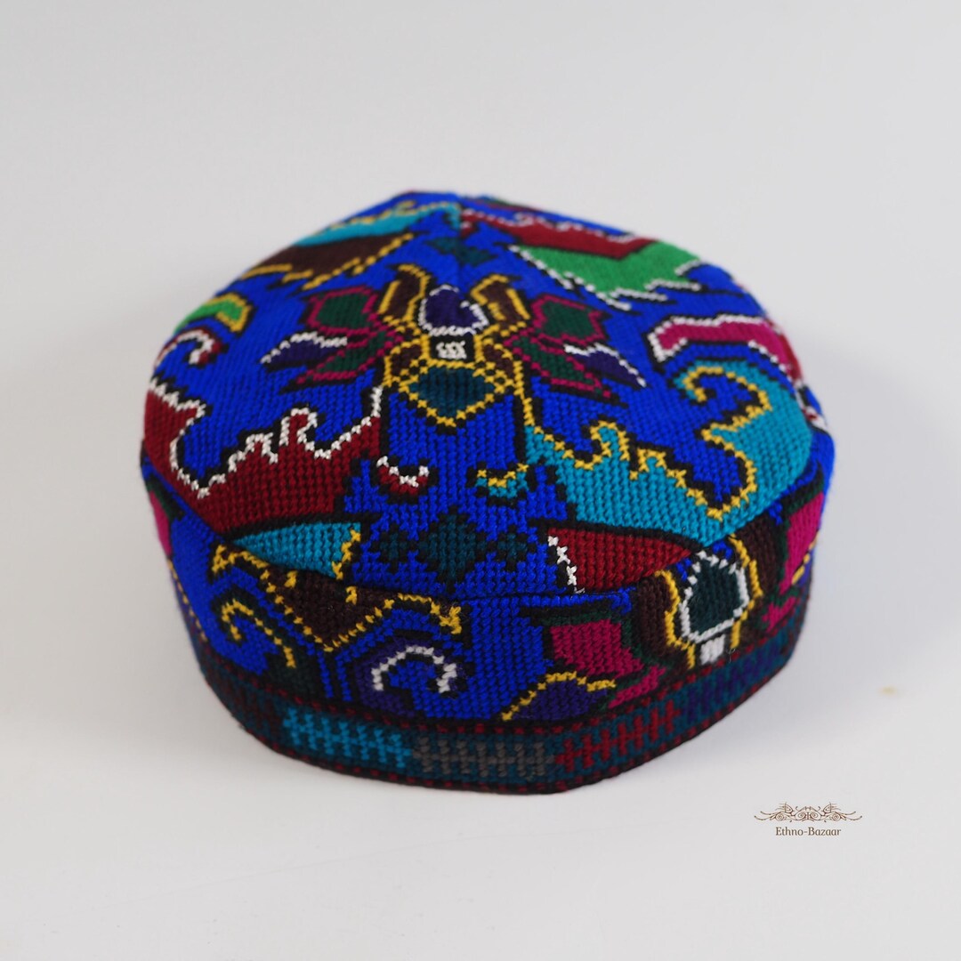 Bukharian Hat 55cm Kufi Skullcap Kipa Taqiyah Tubeteika Kente Take Topi ...