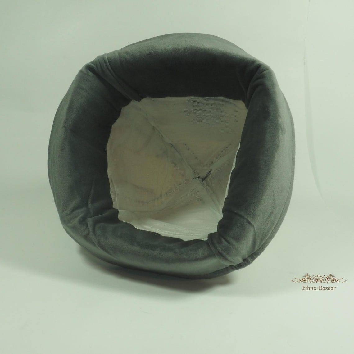 Ethnic Kyrgyz Kalpak Hat Cap Felt Fleece Velvet Nomadic Embroidered ...