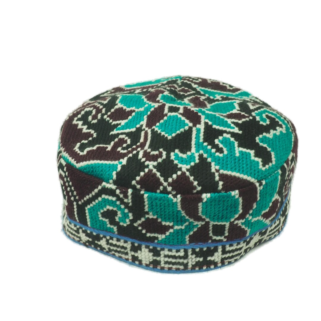 Handmade Ethnic Hat 60cm Tubeteika Kufi Kuchi Fez Pillbox Kente Takke ...