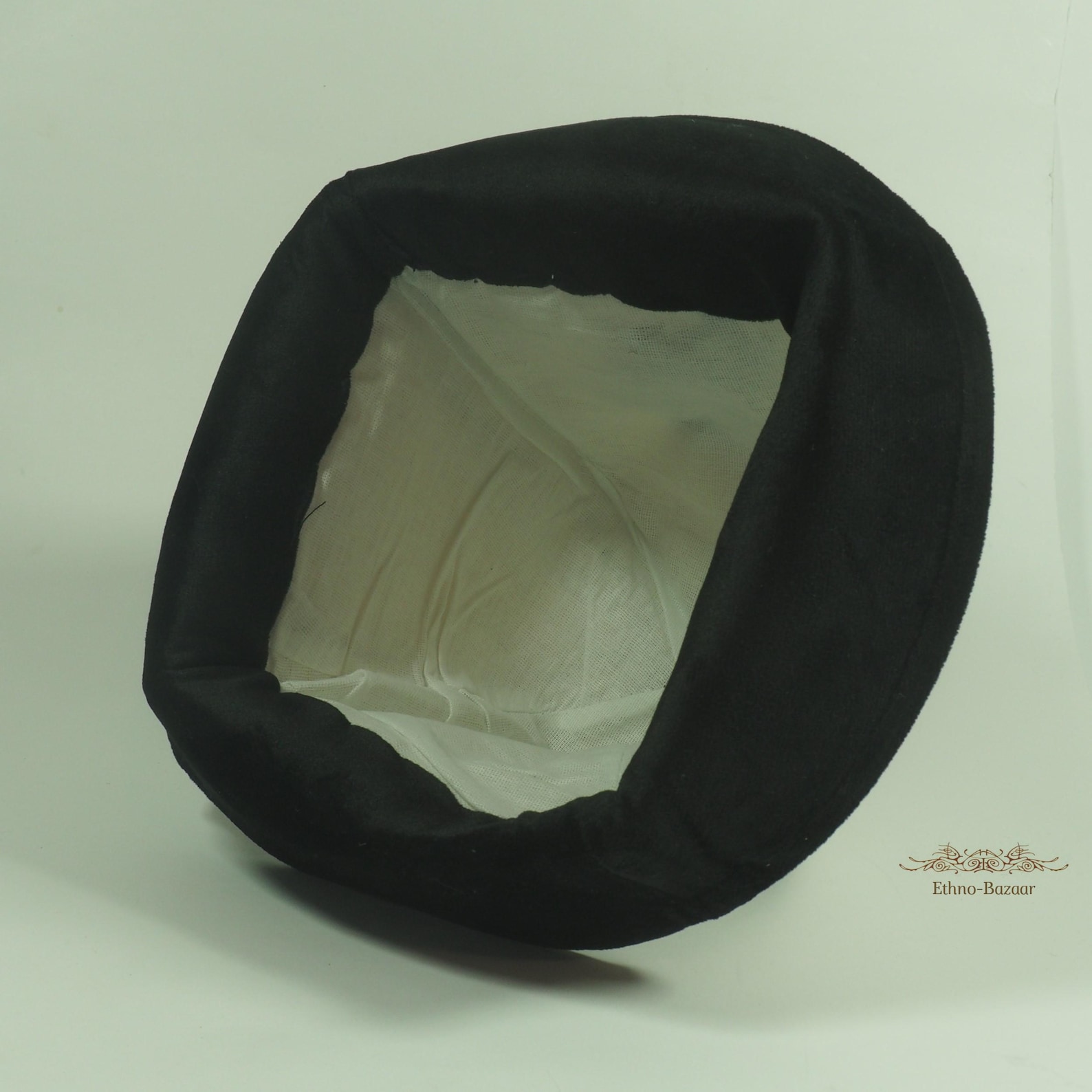 Ethnic Kyrgyz Kalpak Hat Cap Felt Fleece Velvet Nomadic Embroidered ...