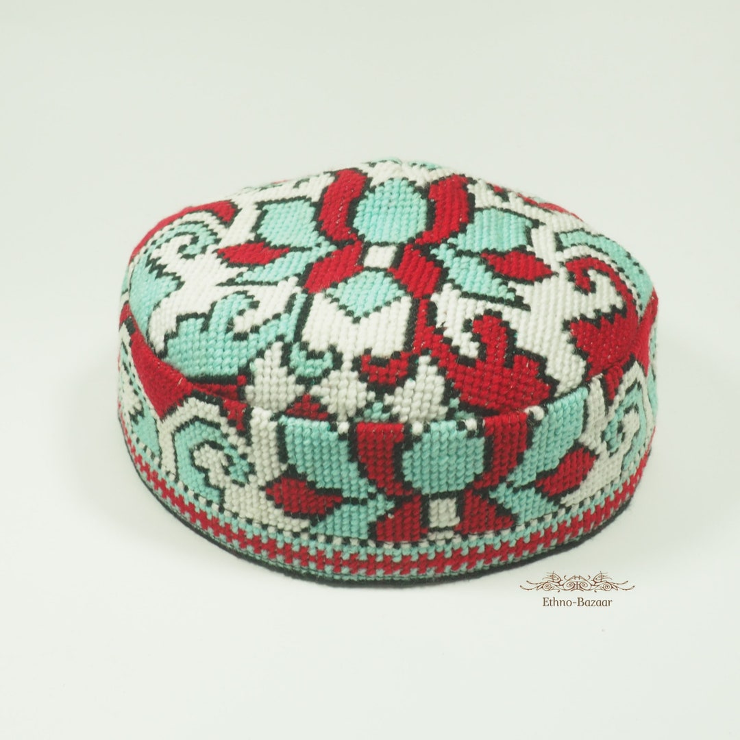 Ethnic Hat 55cm Kufi Kippah Skullcap Kipa Taqiyah Fez Tubeteika Kente ...