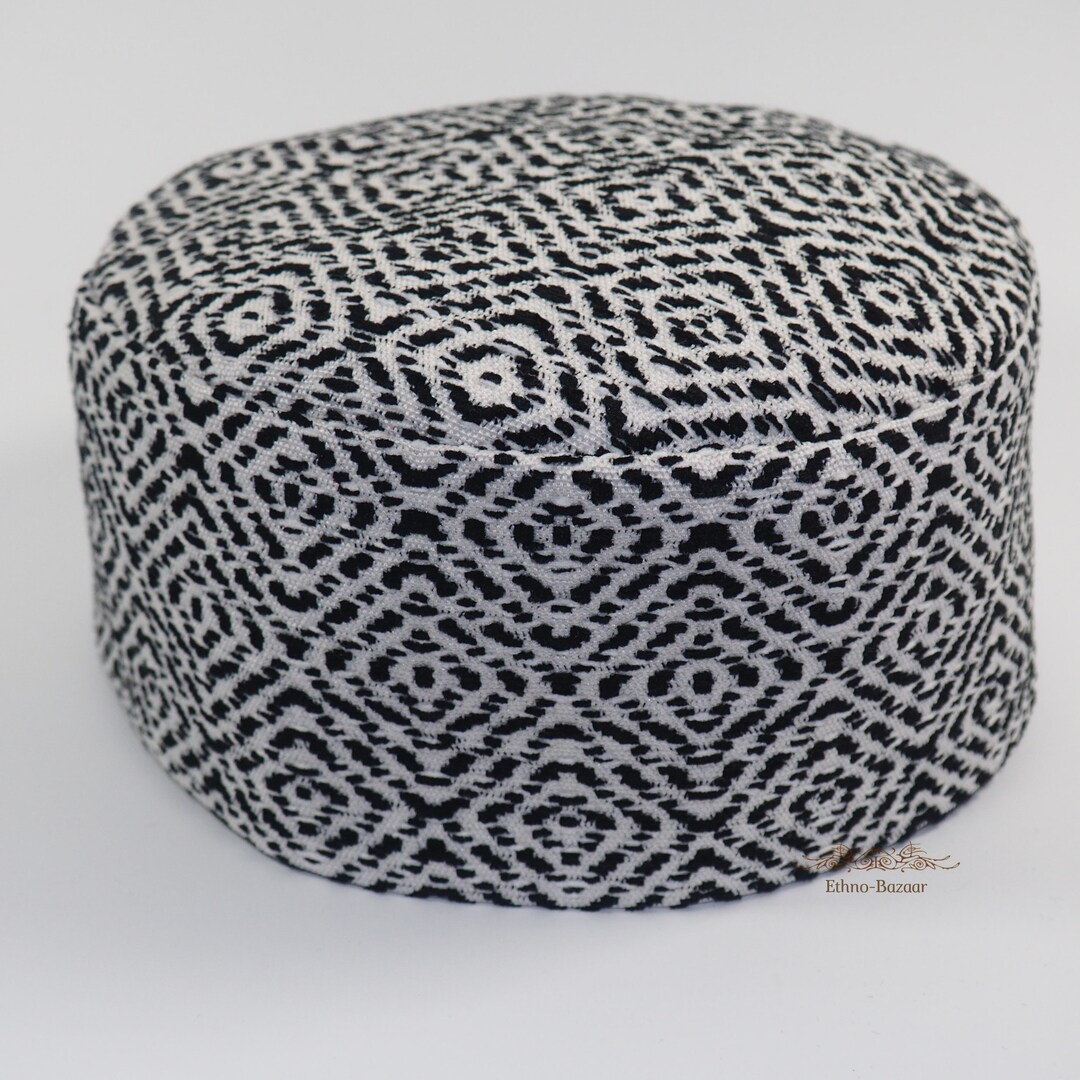 Man Aztec Hat Kufi Kipa Kuchi Fez Pillbox Kente Taqiyah Tubeteika ...