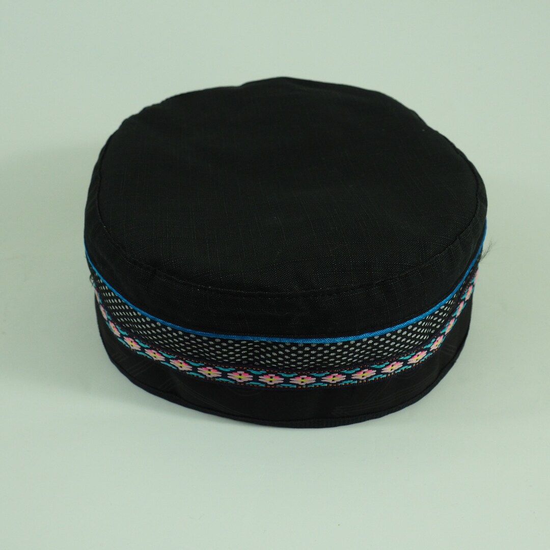 Men Yoga Linen Hat Vegan Headwear Kufi Skullcap Kipa Pillbox Taqiyah ...