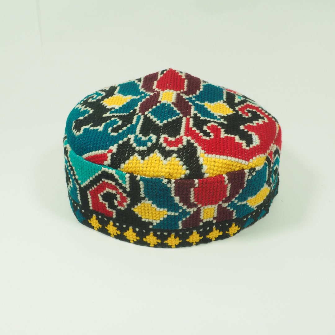 Colorful Hat 56cm Kufi Kippah Skullcap Kipa Taqiyah Tubeteika Kente ...