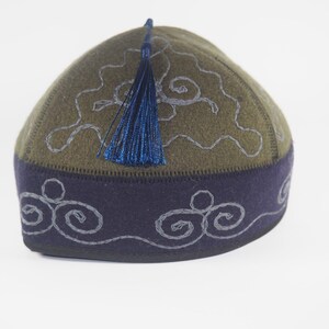 Wool Felt Taqiyah Kippah Kufi Kipa Kuchi Hat Fez Pillbox Tubeteika ...
