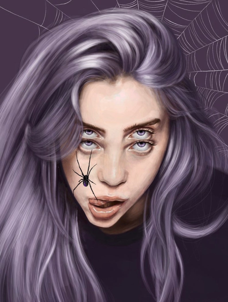 Billie Eilish Spider Drawing Billie Eilish Spider Drawing