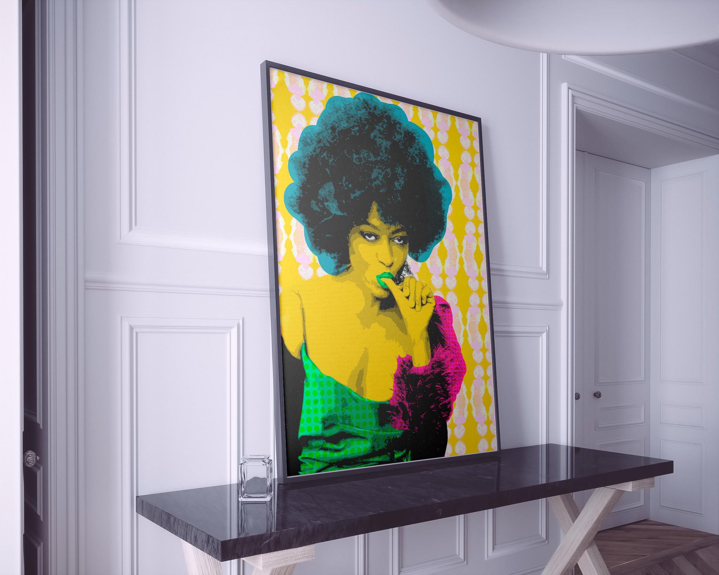Diana Ross 70s Ribs Pop Art Statement Art Print - Etsy