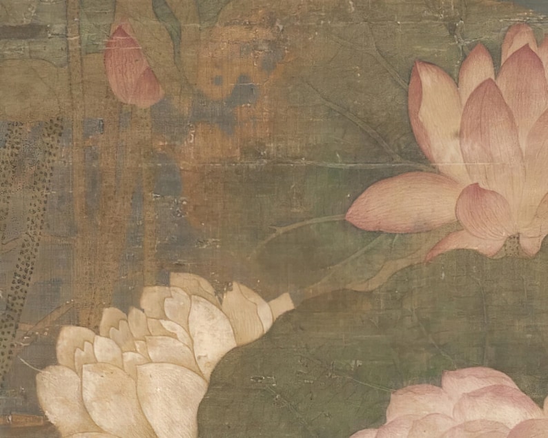Lotus Flower Art Prints - Set of Two / Flower Art / Water Lily Art ...