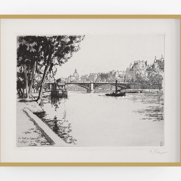 Paris Bridge - Etsy