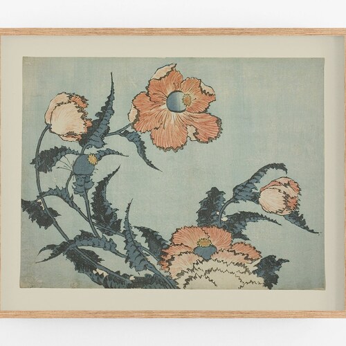 Japanese Flowers Botanical Art / Japanese Print / Botanical - Etsy
