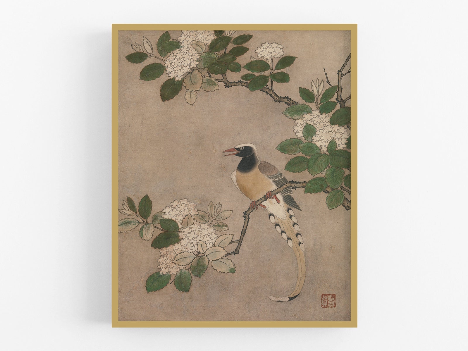 Chinese Birds on Branch Decor - Etsy
