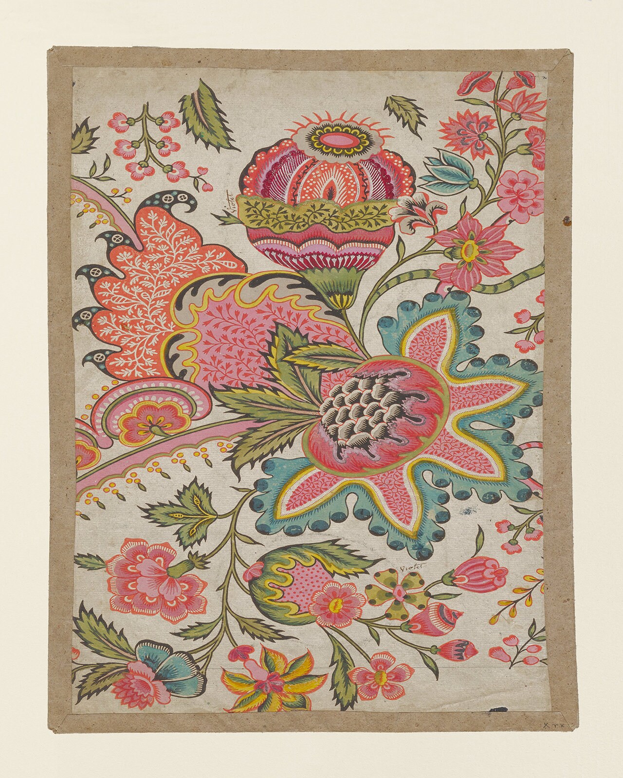 Indian Textile Design Sketches