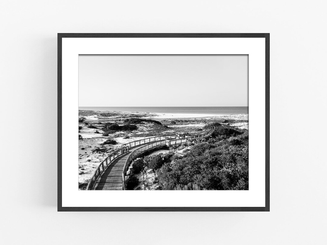 Watersound Florida Beach Boardwalk Travel Photography, Gallery Wall B&W ...