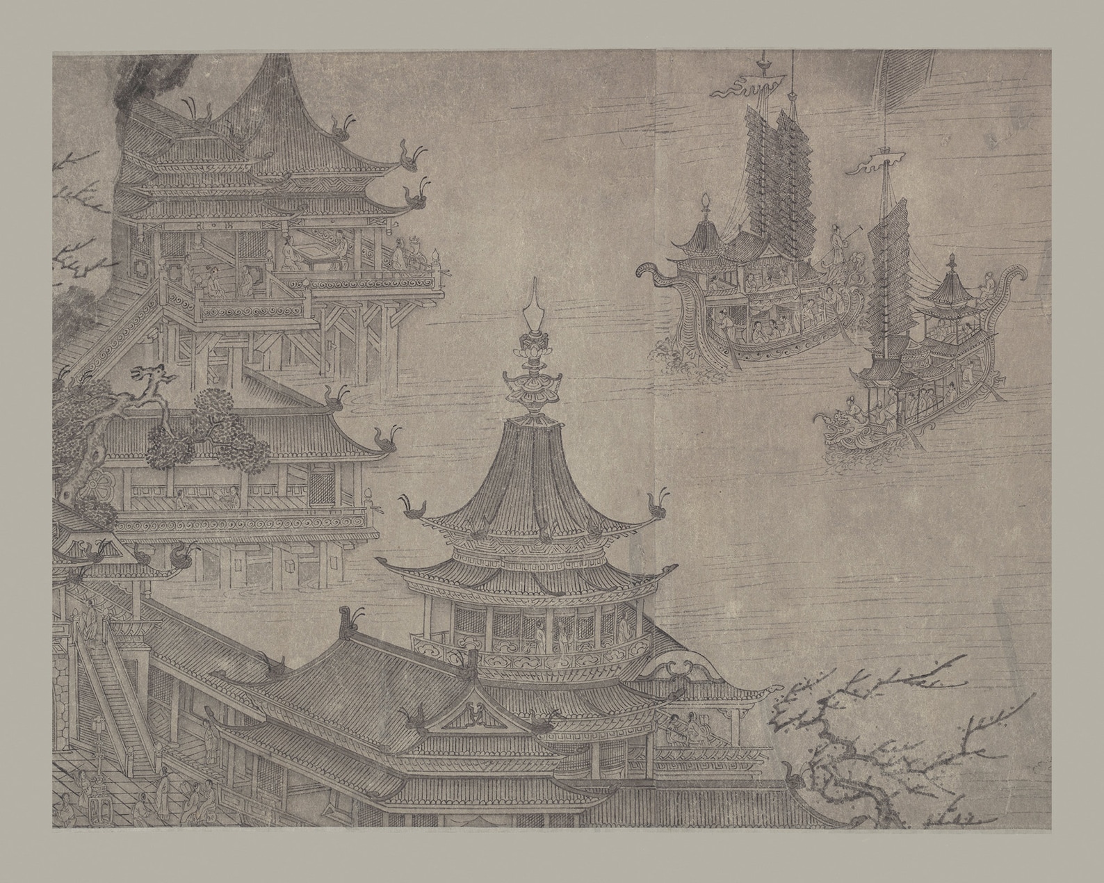 Set of Four Chinese Art Prints / Chinese Art / Asian Art / | Etsy