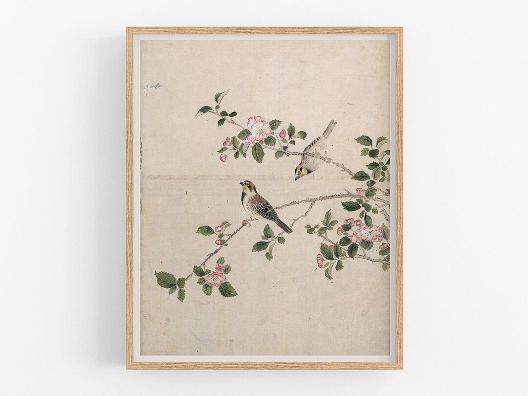 Japanese Bird Art Print / Art / Botanical Prints / Print / Japanese Art ...