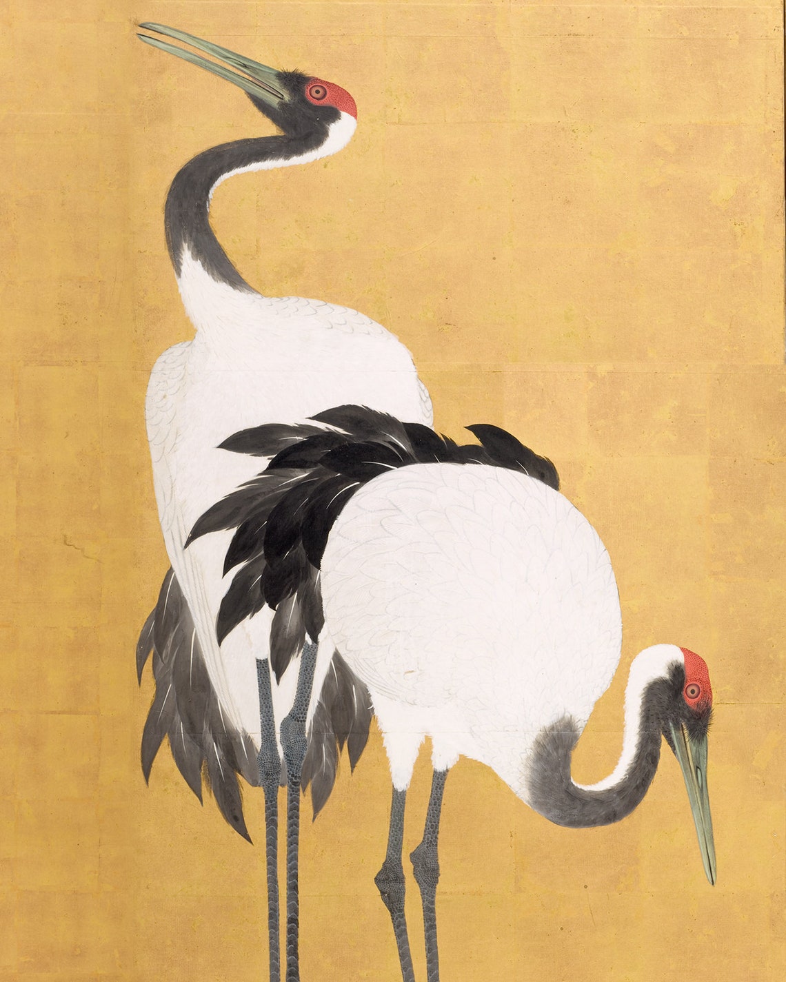 Set of Two Japanese Crane Art Prints / Art / Asian Bird Art / Asian Art ...