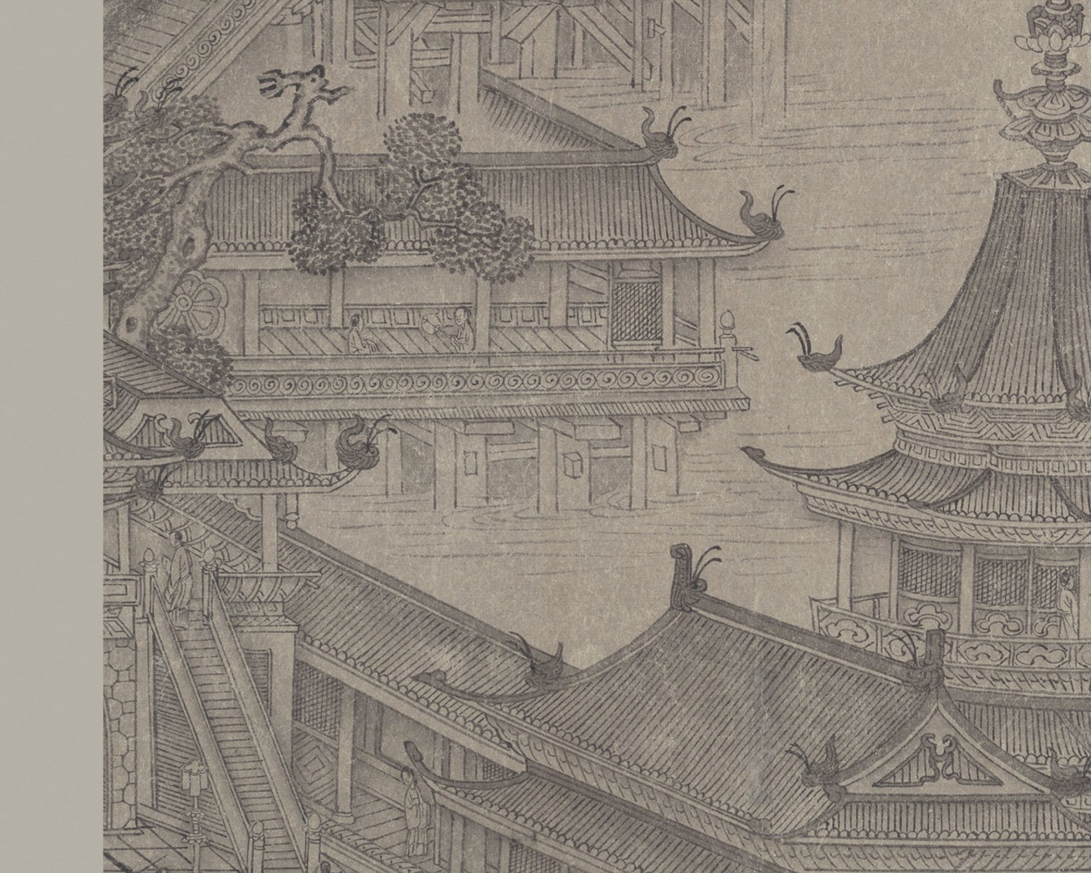 Set of Four Chinese Art Prints / Chinese Art / Asian Art / | Etsy