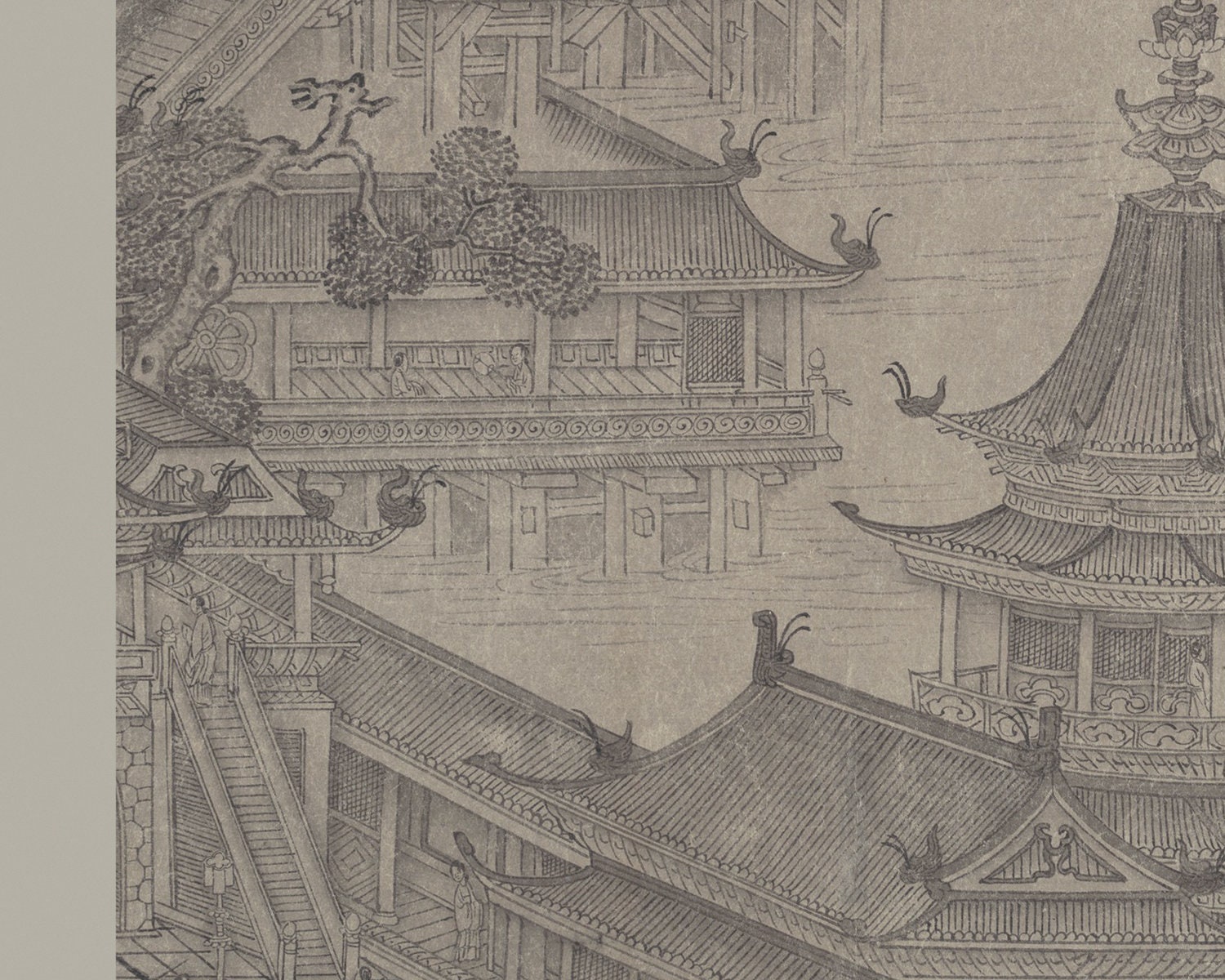 Set of Four Chinese Art Prints / Chinese Art / Asian Art / | Etsy