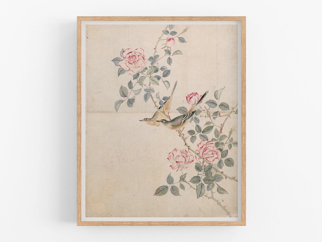 Japanese Bird Art Print / Art / Botanical Prints / Print / Japanese Art ...