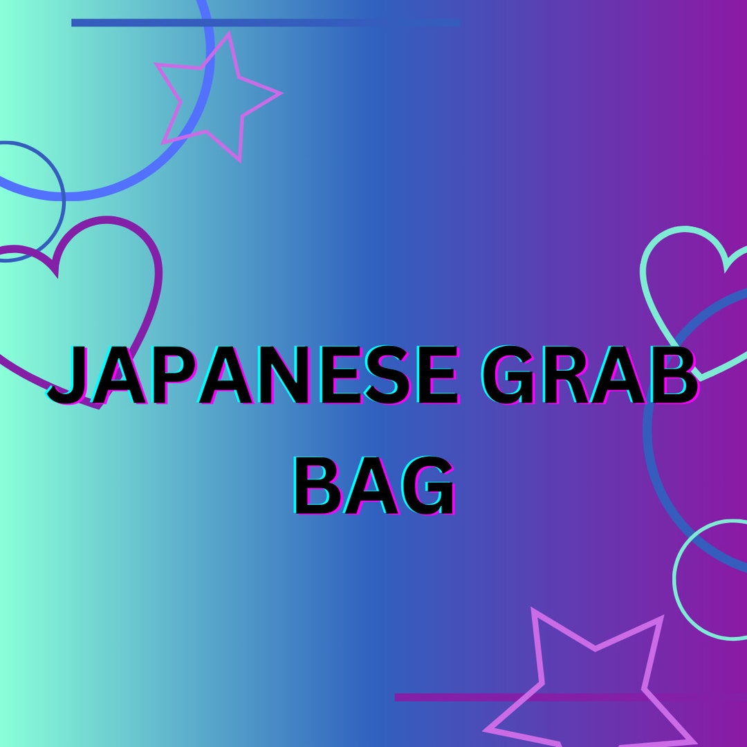 JAPANESE GRAB BAG Korean Mystery Box Grab Bag Kawaii Y2k - Etsy Australia