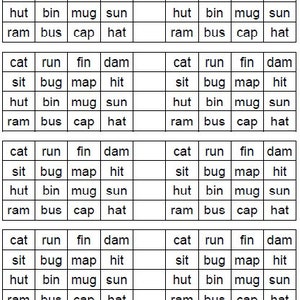 15 Pages of Printable Phonics Bingo Game Cards Learn Fun Phonics ...