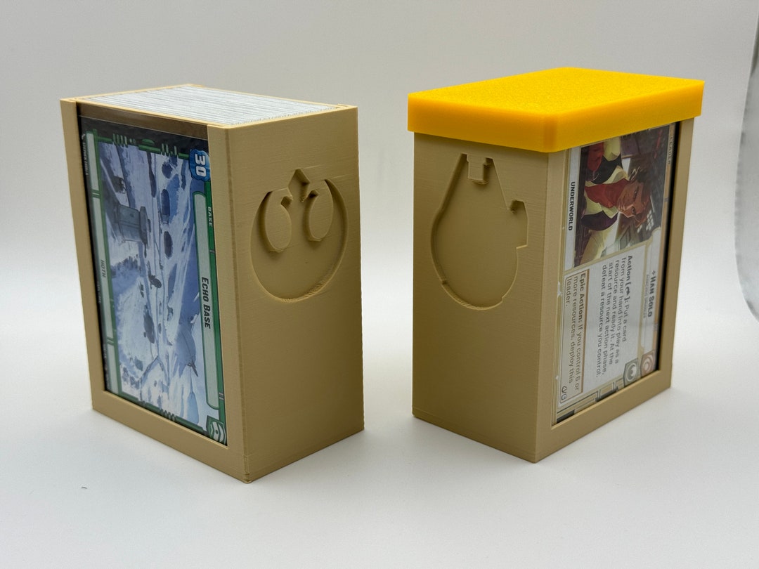 Star Wars Unlimited Millennium Falcon / Han Solo Deckbox Displaying ...
