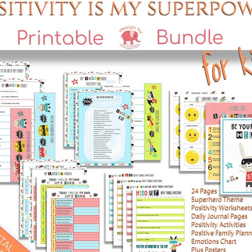 Kids Mindfulness Journal Pages Mental Health Mindfulness - Etsy