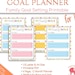 Goal Printable Family Planner for Kids, Monthly Planner Pages With ...