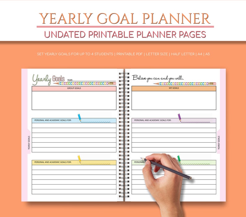 Homeschool Planner Printable Homeschool Mom Academic Planner - Etsy