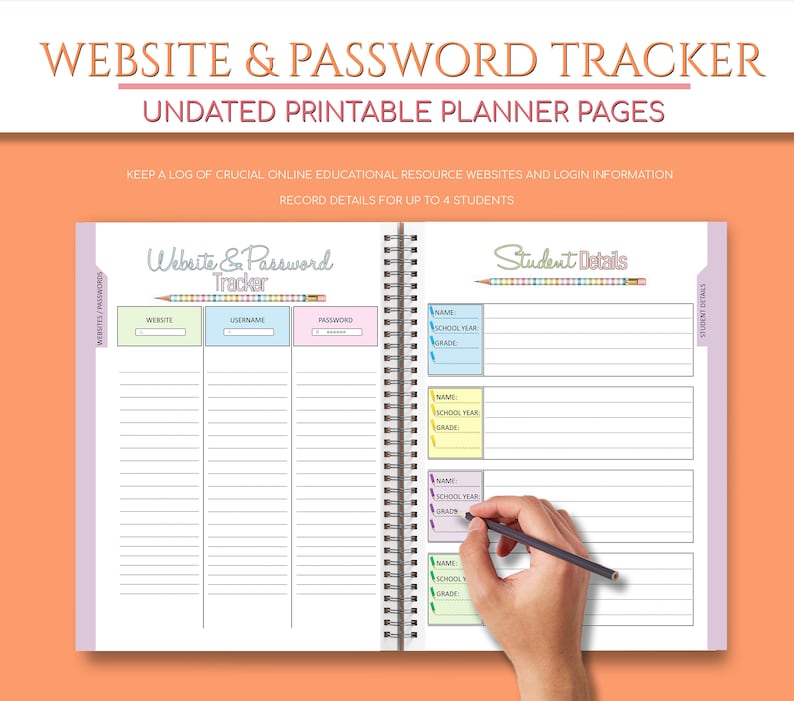 Homeschool Planner Printable Homeschool Mom Academic Planner - Etsy