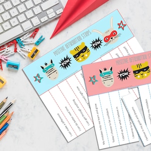 Positive Affirmations for Kids, Mindfulness for Kids Printable ...
