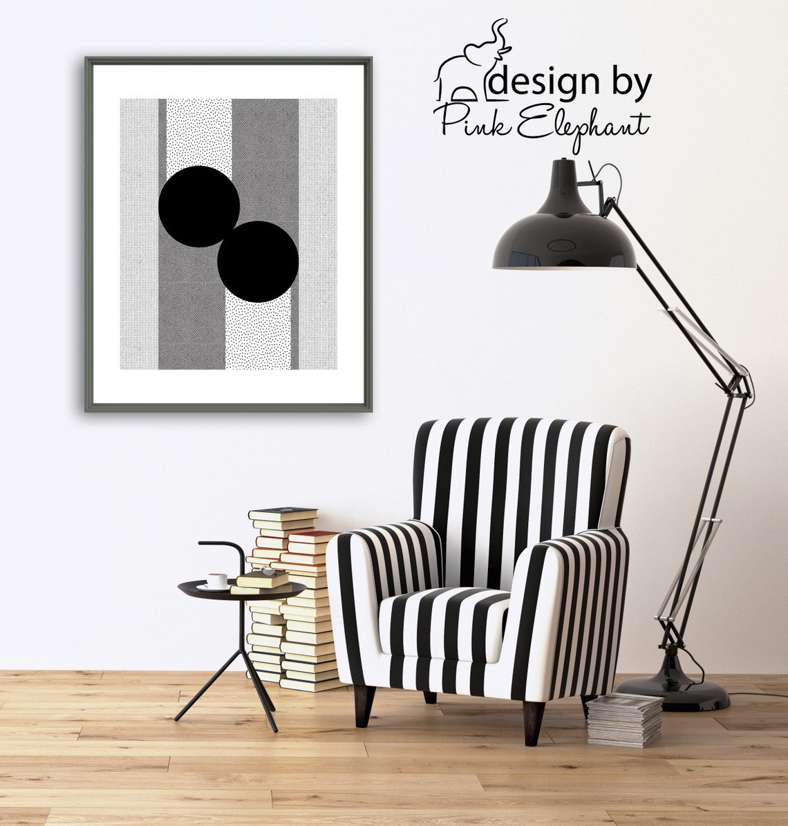 Minimalist Art Geometric Art DIY Poster, Abstract Art Modern Home Decor ...