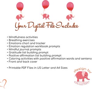 Kids Mindfulness Journal Pages, Mental Health Mindfulness Workbook ...