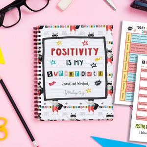 Printable Mindfulness Journal Pages & Workbook for Kids, Self Love ...