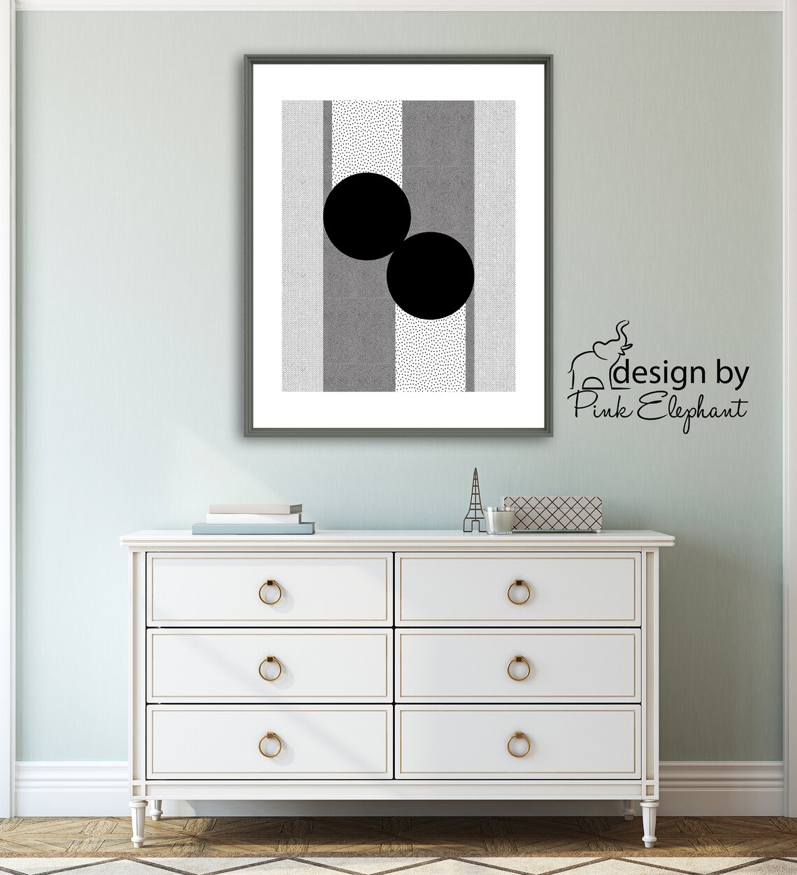 Minimalist Art Geometric Art DIY Poster, Abstract Art Modern Home Decor ...