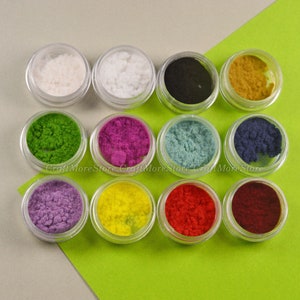 12 Colors Velvet Powder-resin Mold Filler-fillers for Silicone Mold ...