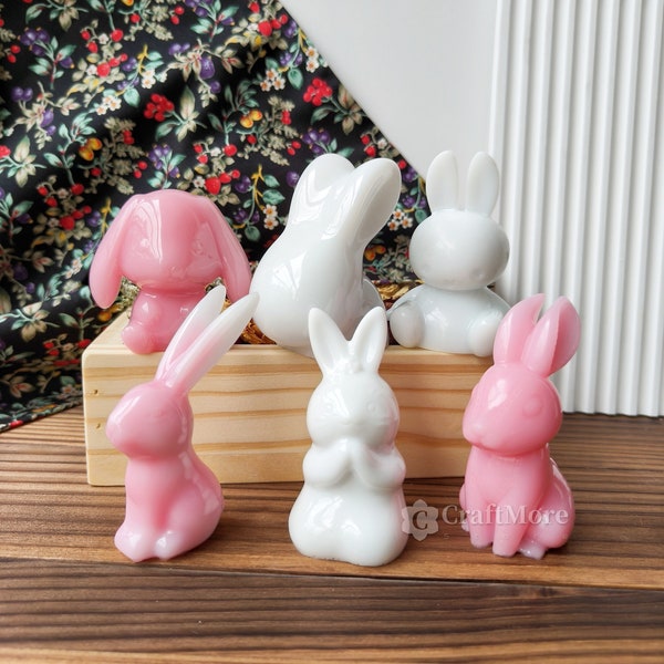 Silicone 3d Rabbit Mold - Etsy