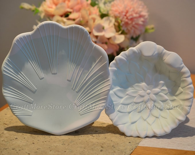 Creative Round Wavy Edge Silicone Dish Mold-flower Shaped Plate Resin ...