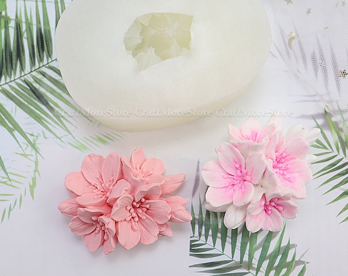 3D Sakura Silicone Mold Japanese Style resin molds for making | Etsy