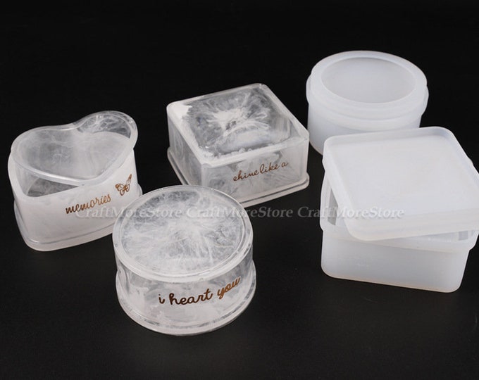 Crystal Box Silicone Mold-storage Box Resin Mold-storage Jar - Etsy
